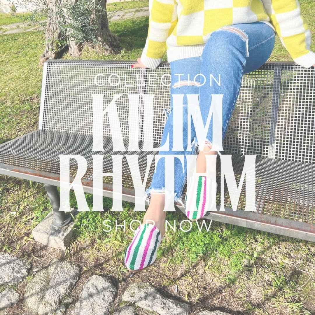Kilim Rhythm – Chic Tote Bags & Moroccan Babouches